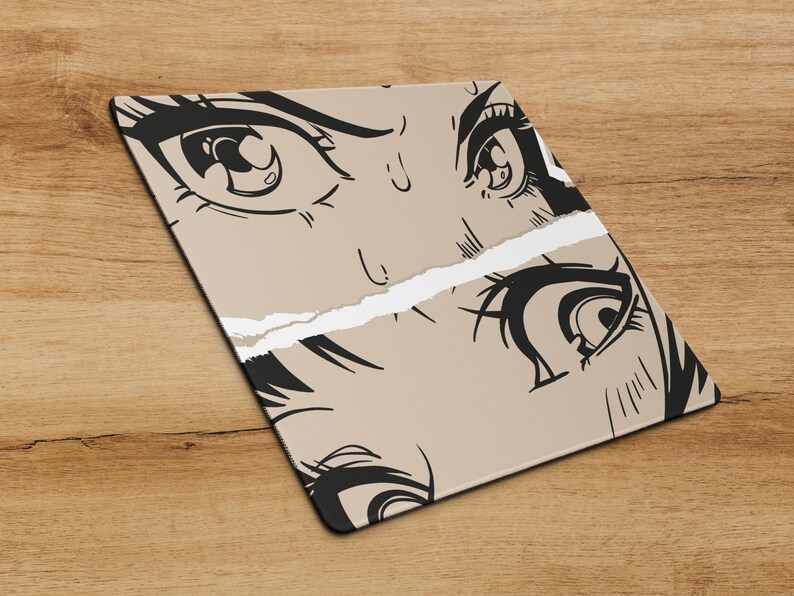 Anime Girl Manga Desk Mat Comic Aesthetic Gaming Large Mouse - Etsy