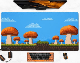 8 Bit Desk Mat - Etsy