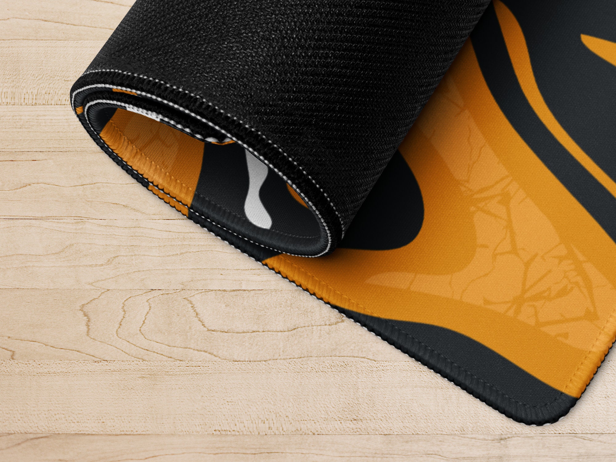 Abstract Liquid Fluid Desk Mat Paint Splash Orange Gaming - Etsy