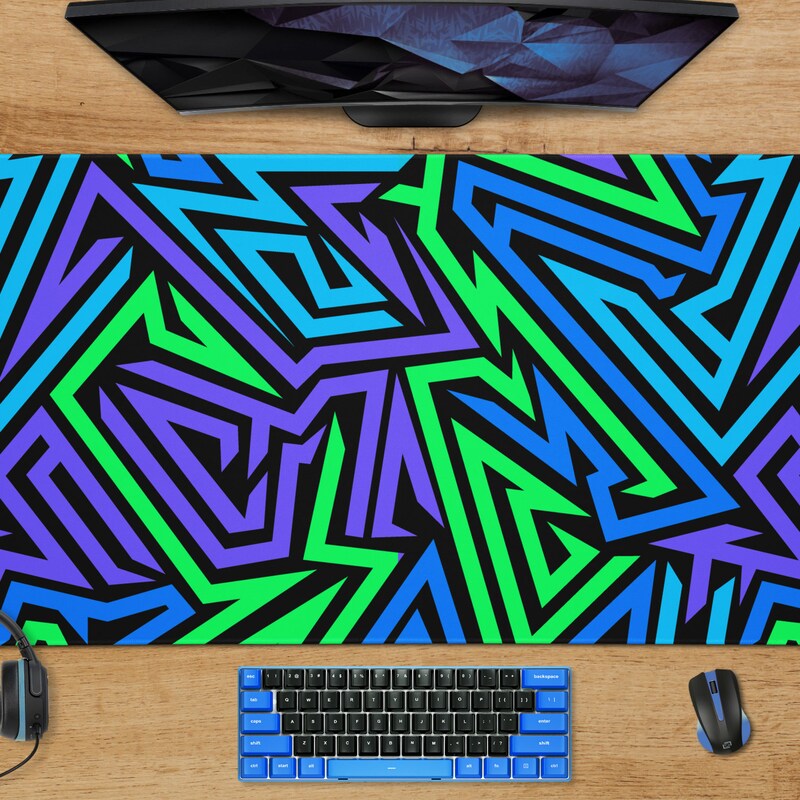 Geometric Mouse Pad - Etsy