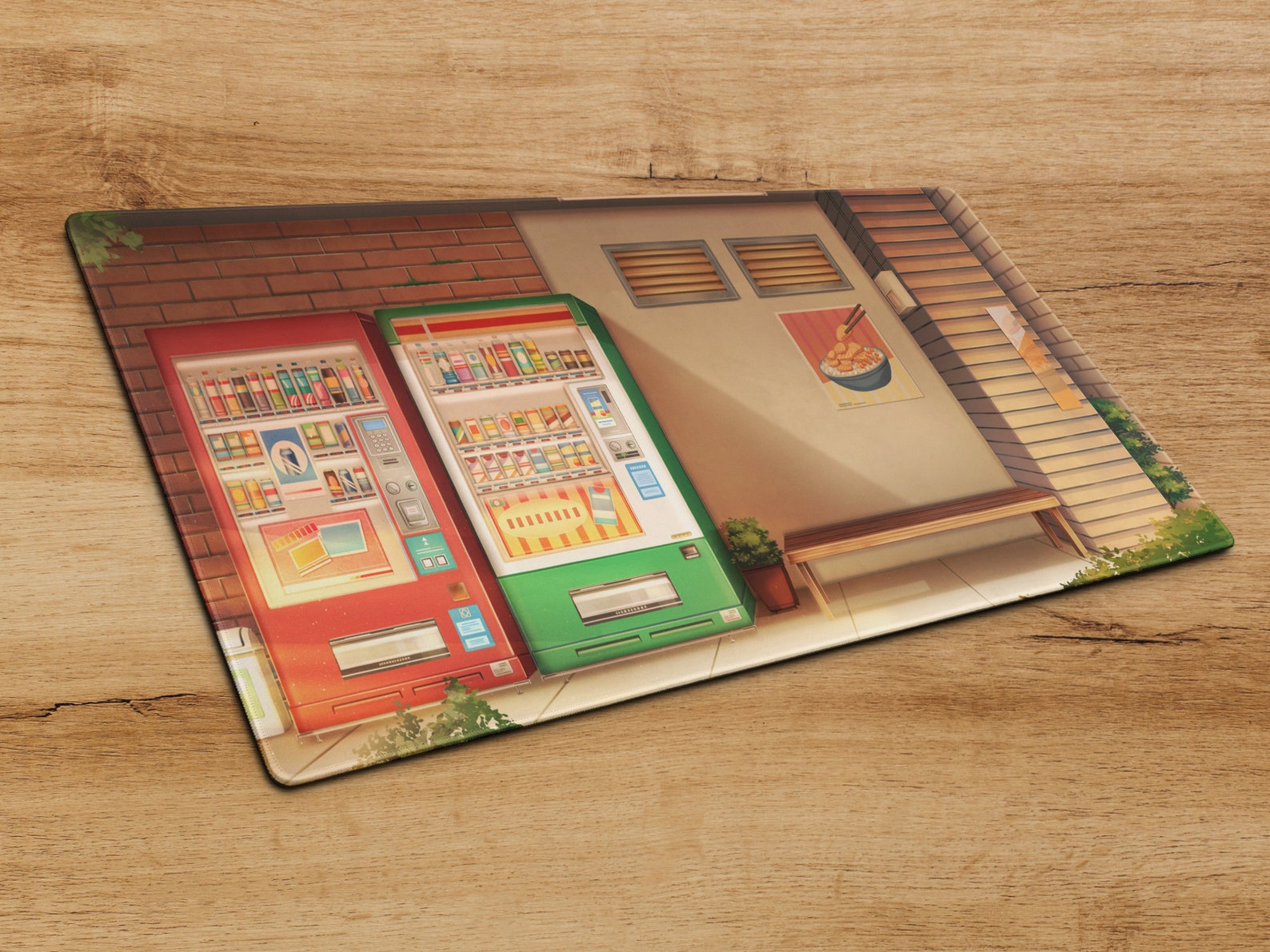 Japanese Vending Machines Desk Mat Anime Gaming Cute Large - Etsy