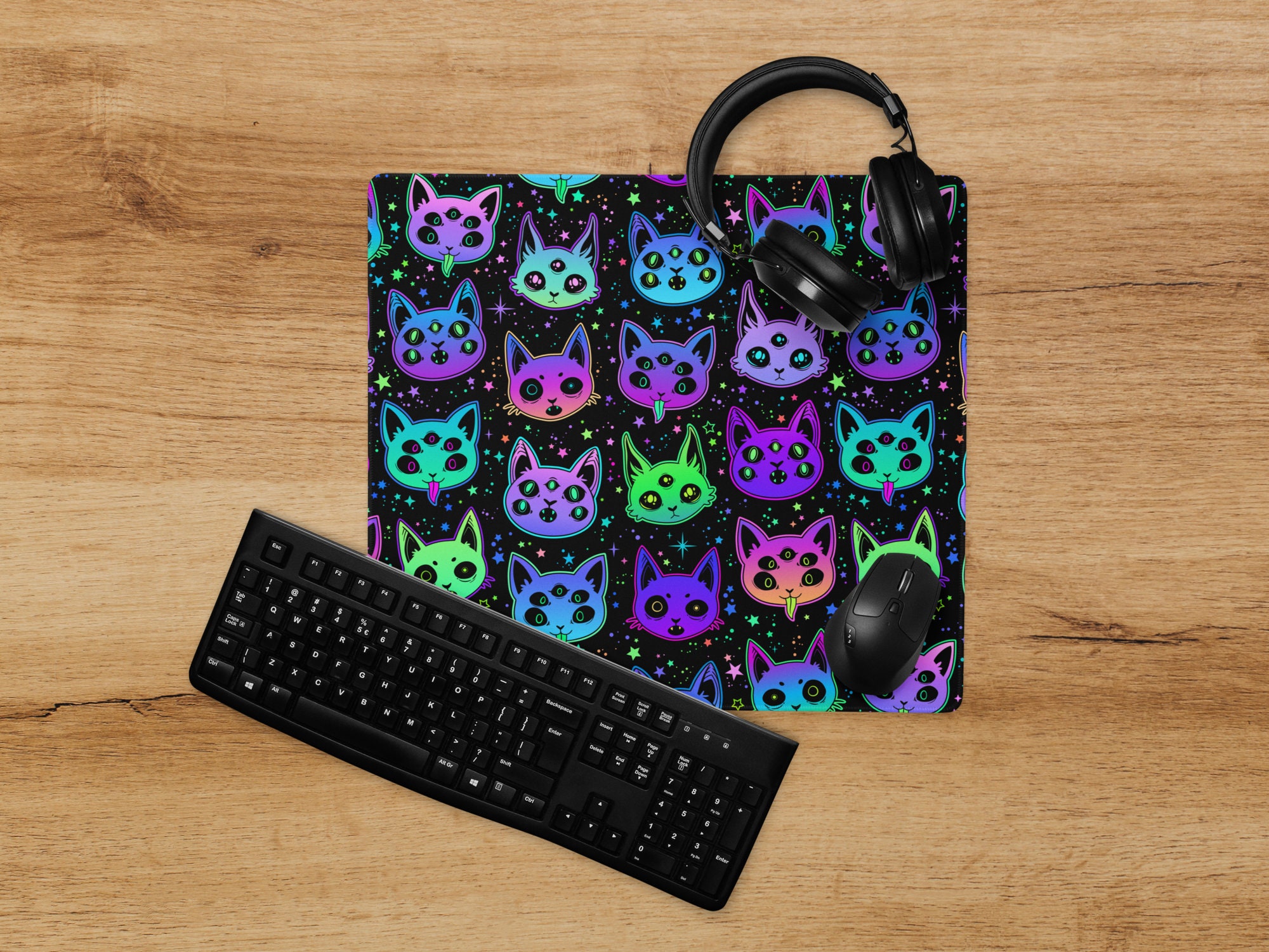 Pastel goth monster cat Desk Mat, Halloween ` sold by ChaZhan | SKU ...