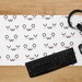 Uwu Owo Desk Mat, Kawaii Cute White Gaming Large Mouse Pad XXL - Etsy