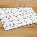 Uwu Owo Desk Mat, Kawaii Cute White Gaming Large Mouse Pad XXL - Etsy