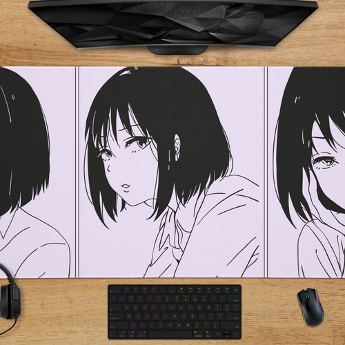 Anime Kawaii Girl Mouse Pad - Etsy Israel
