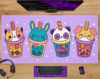 Bubble Tea Desk Mat - Etsy