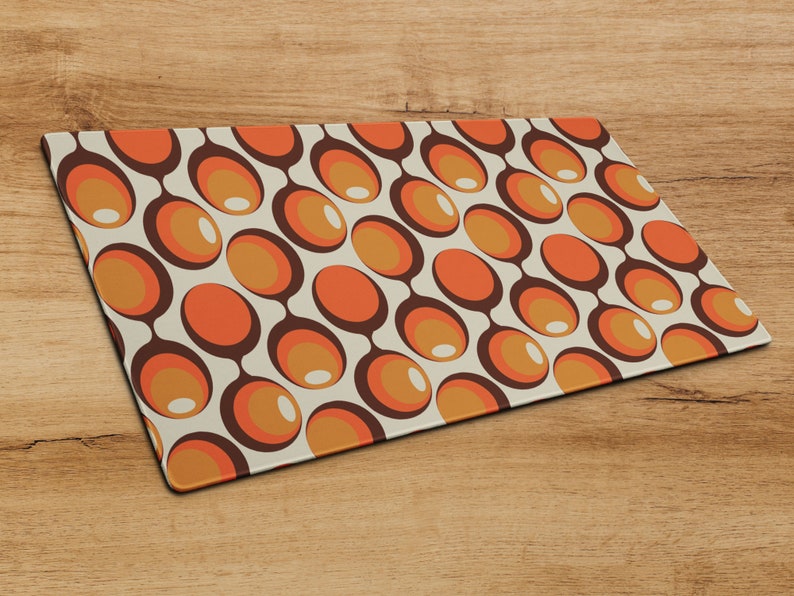 Retro Mid Century Modern Abstract Desk Mat Gaming Large Mouse - Etsy