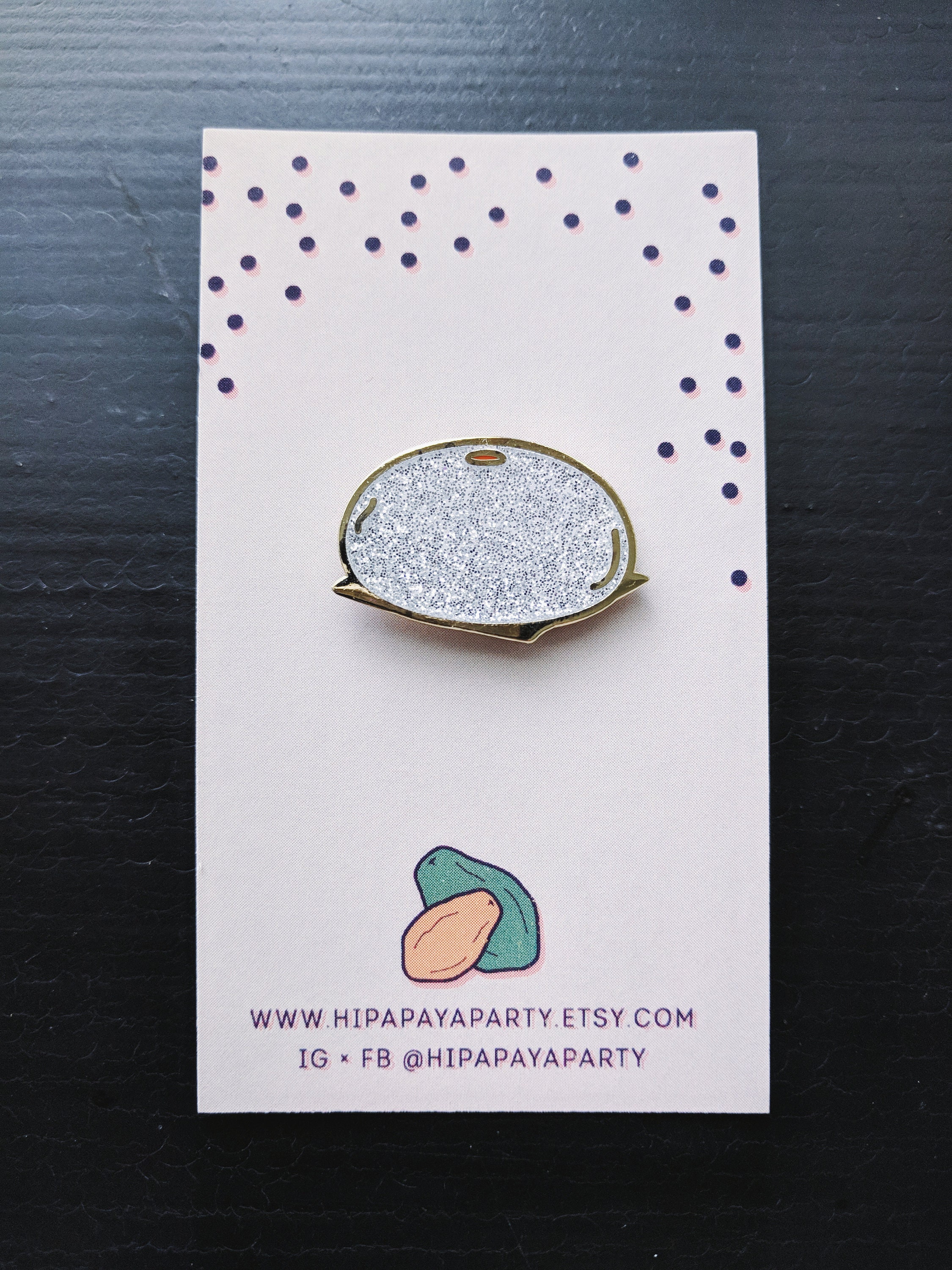 Sparkle Manapua Enamel Pin Hawaii Snack Pin - Etsy