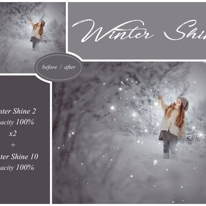 Winter Shine Overlays - Stars Overlay - Sparkle Overlay - Winter ...