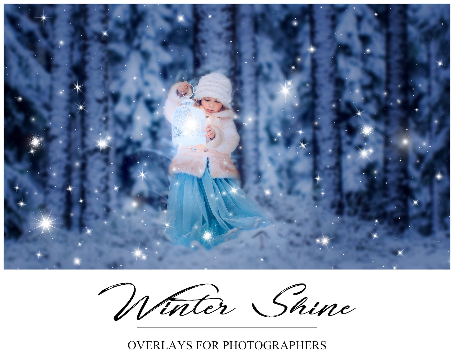 Winter Shine Overlays Stars Overlay Sparkle Overlay - Etsy