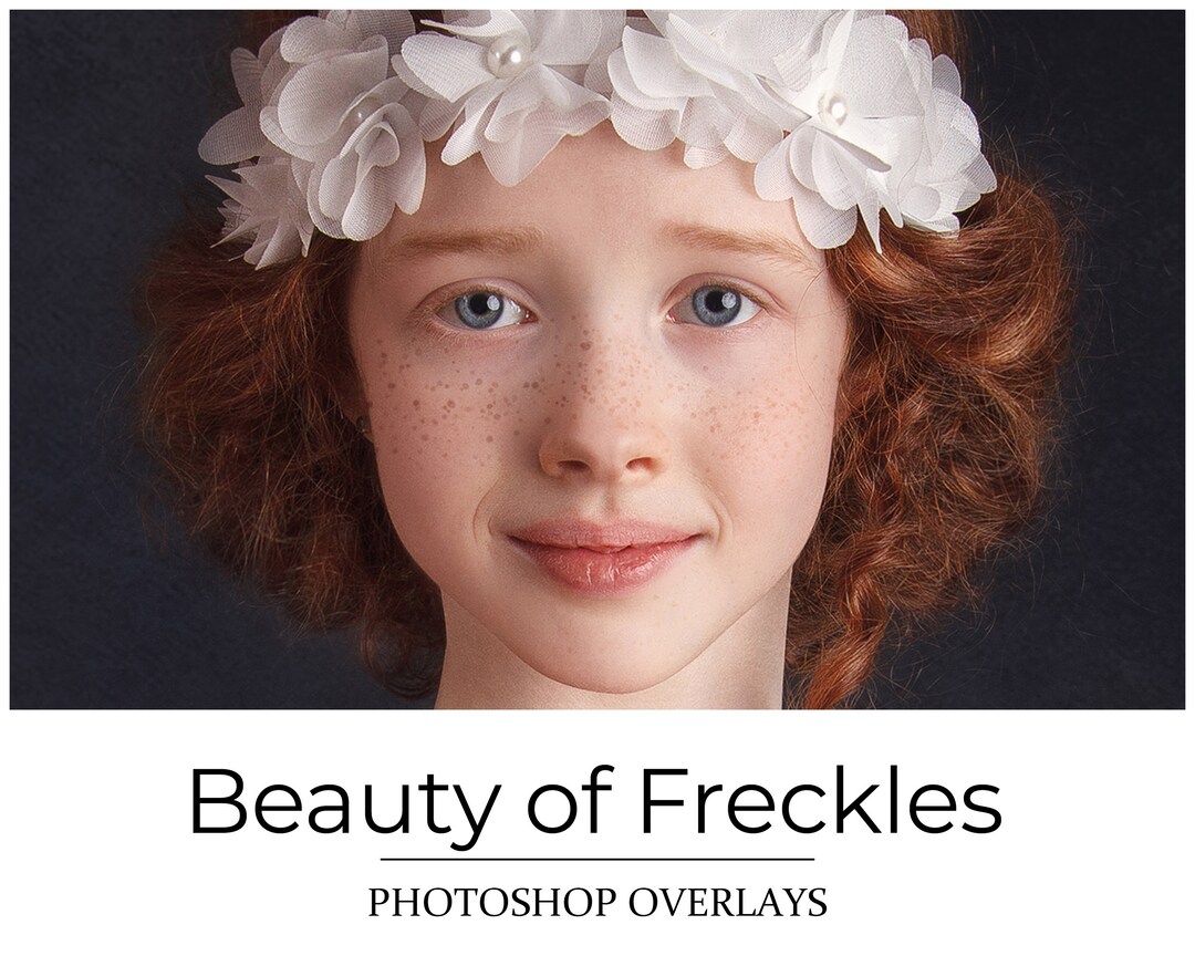 Freckles Overlays PNG on Transparent Background Portrait Photoshop ...