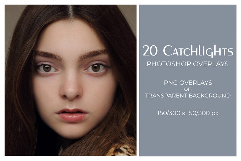 Eye Catchlights Overlays - PNG on Transparent Background - Portrait ...