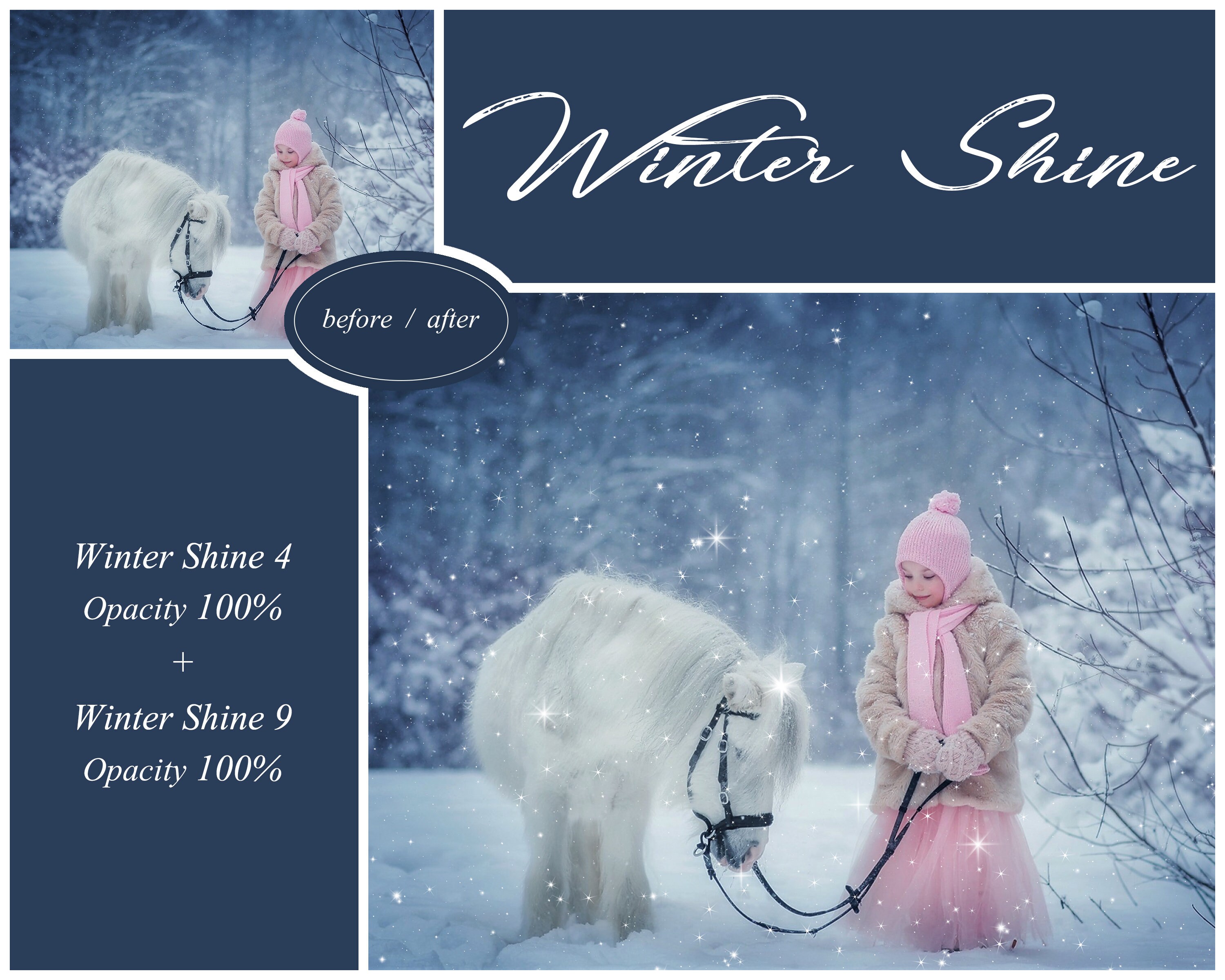 Winter Shine Overlays Stars Overlay Sparkle Overlay - Etsy
