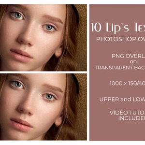 Lip Texture Overlays PNG on Transparent Background Portrait Photoshop ...