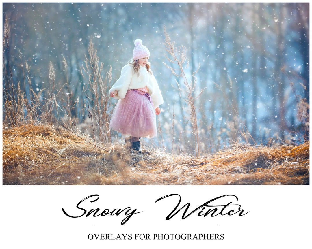 Snow Overlays - Winter Overlay - Snowfall Background - Realistic Snow ...