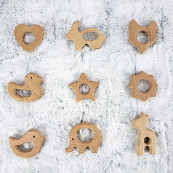 Wooden Teethers - Etsy