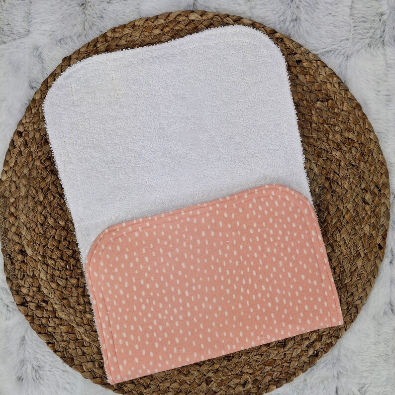 Strawberry Daisy Burp Cloth, Soft Flannel & Terry Absorbent Burp Rag - Etsy