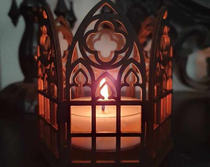 Cathedral Tealight Holders - Etsy