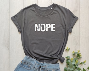 T Shirt Nope - Etsy
