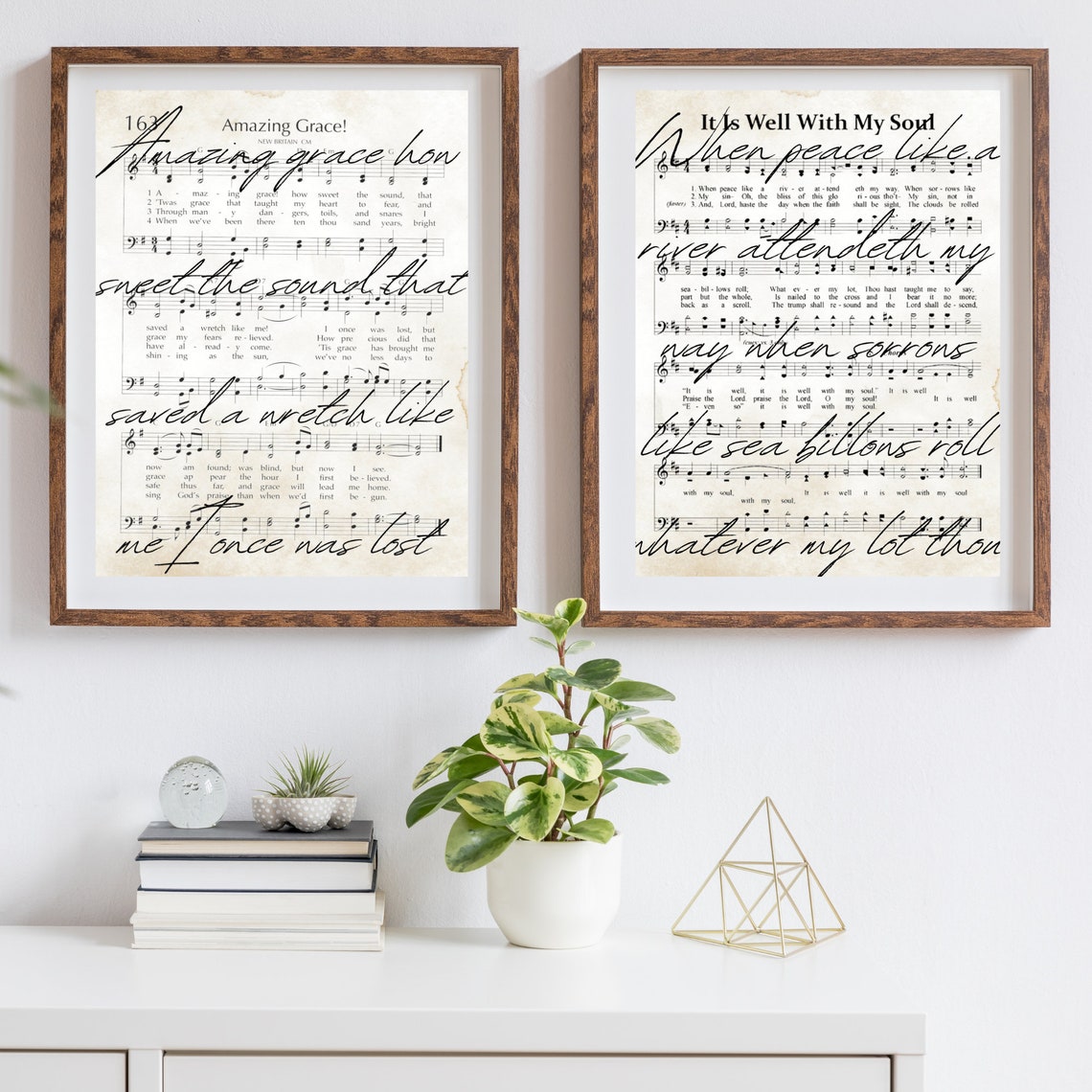 Amazing Grace Print Hymn Printable Vintage Sheet Music Instant Download ...