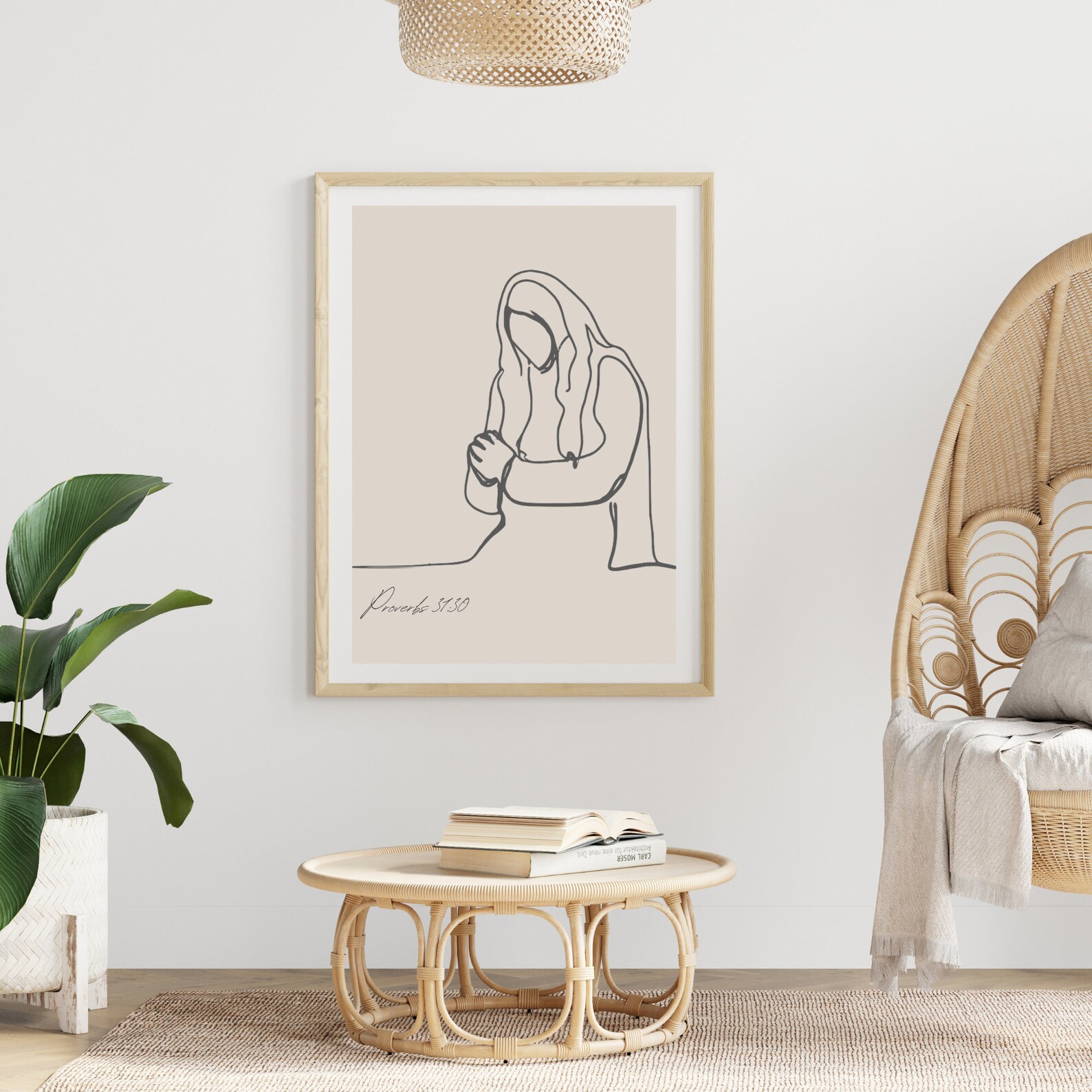 Proverbs 31 Woman Praying Bible Sketch Bible Story Line Art Digital ...