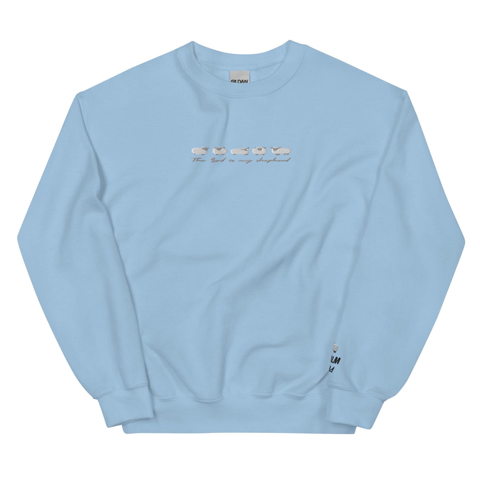 Lost Sheep Embroidered Sweatshirt, Jesus Leaves the 99, the Lord is My ...