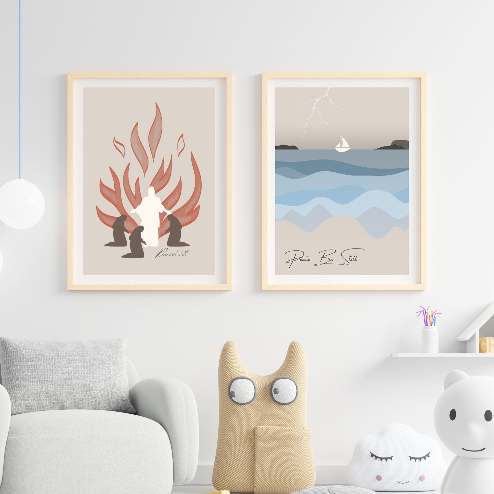 Peace Be Still Jesus Calms the Storm DIGITAL PRINT Jesus Bible Art Be ...