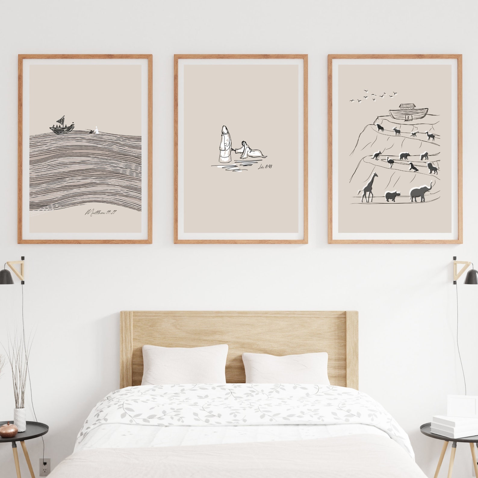 Jesus Heals the Bleeding Woman Digital Print Woman With Issue of Blood ...