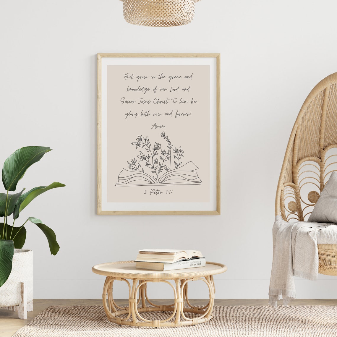 Grow in Grace and Knowledge Digital Print 2 Peter Printable Bible ...