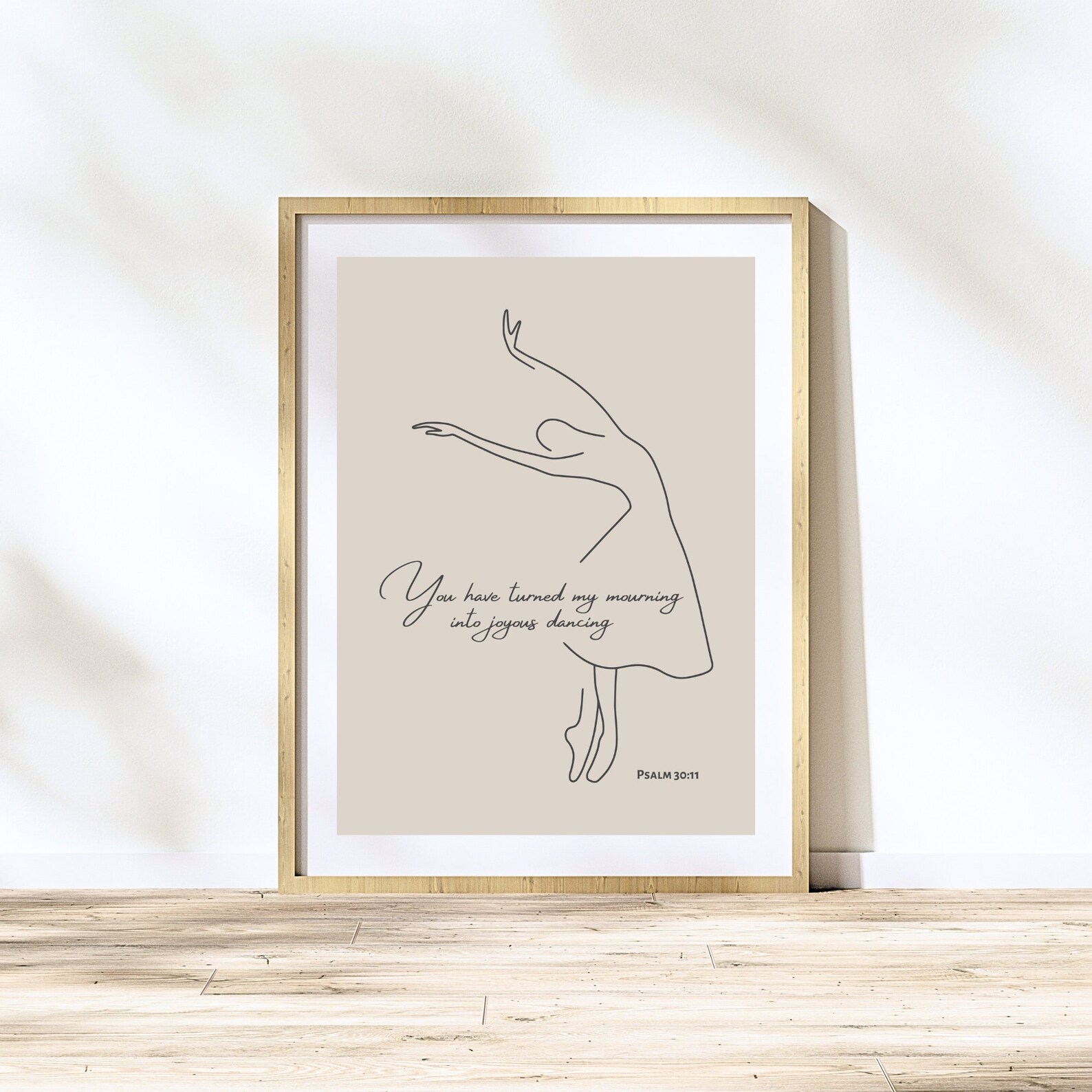 You Turned Mourning to Dancing Christian Digital Art Prints Bible Line ...