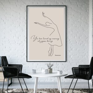 You Turned Mourning to Dancing Christian Digital Art Prints Bible Line ...