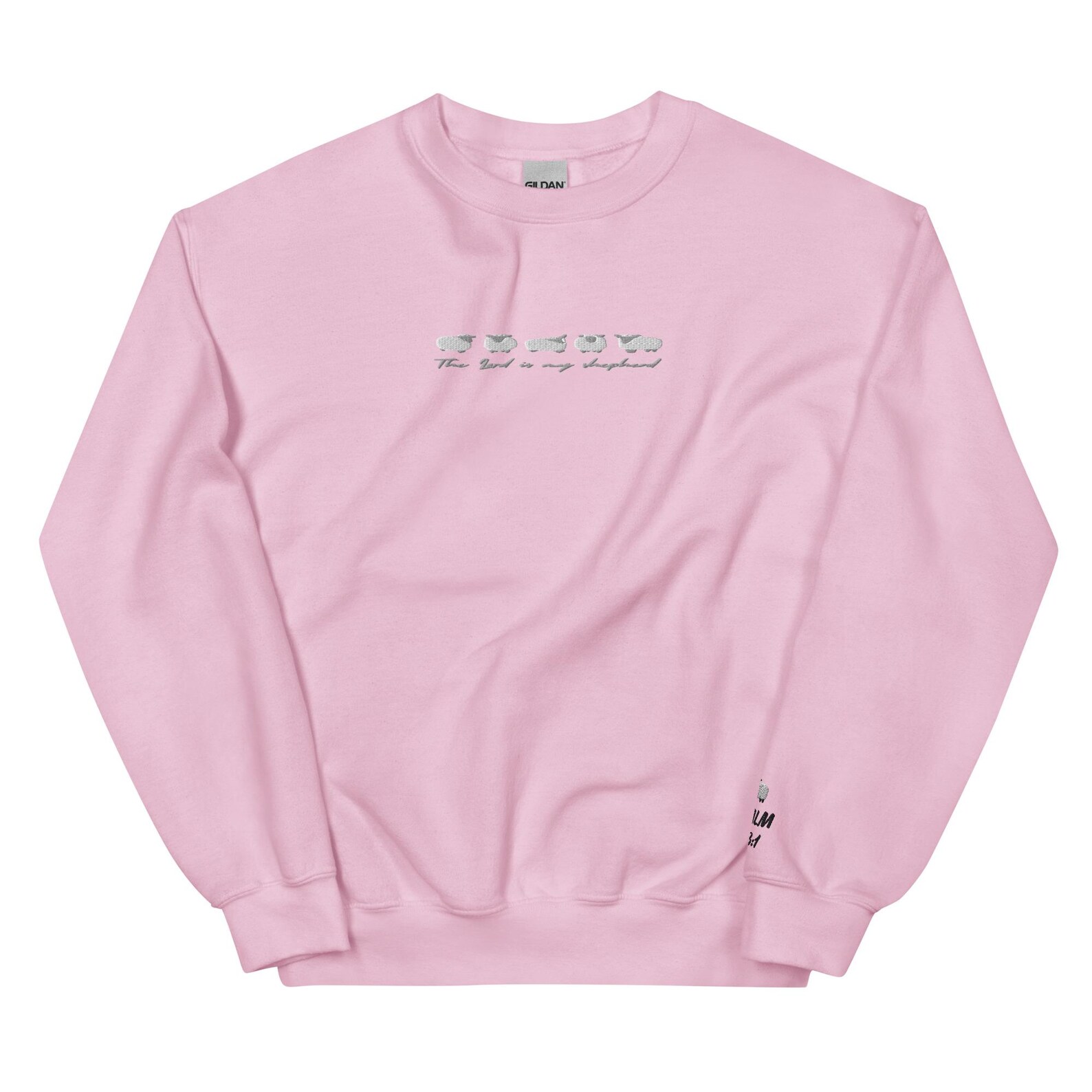 Lost Sheep Embroidered Sweatshirt, Jesus Leaves the 99, the Lord is My ...