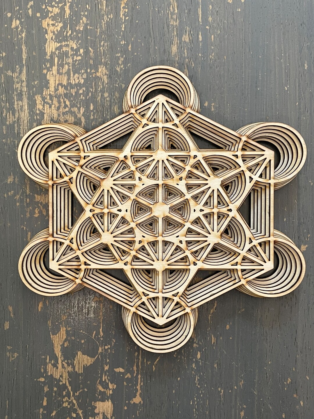 Sacred Geometry Multilayer 3-D Wall Art - Etsy