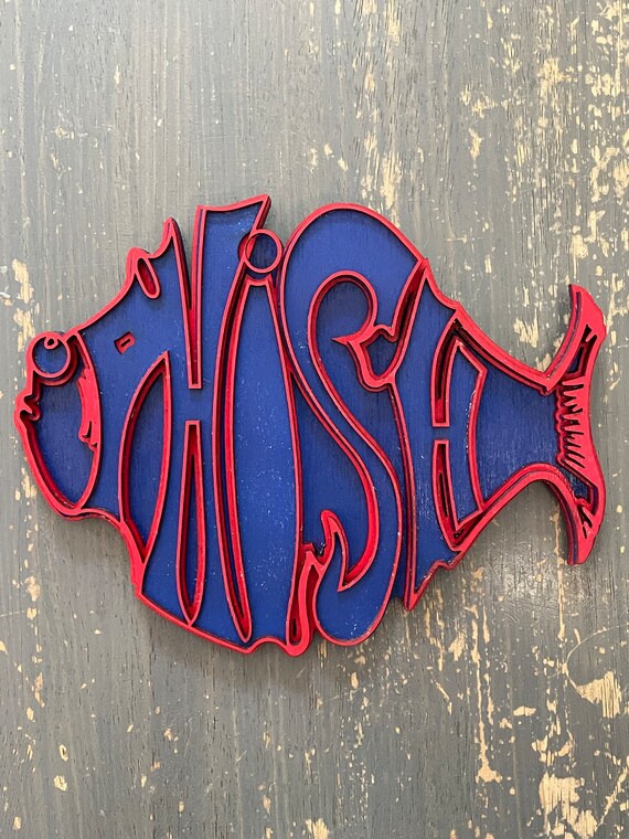 Phish-inspired Multilayer Wood Logo - Etsy