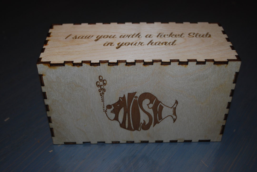 Phish Inspired Ticket Stub Box - Etsy