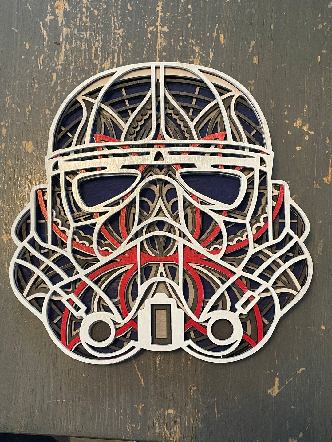 Multilayer Storm Trooper Laser-cut Wall Panel - Etsy