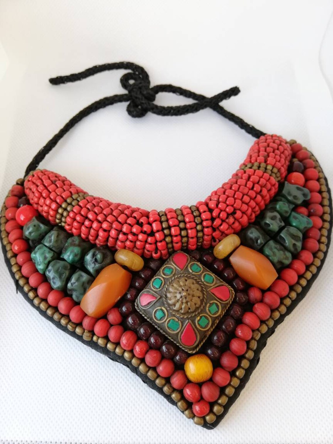 Tribal Necklace Ethnic Necklace Gypsy Necklace Tribal - Etsy
