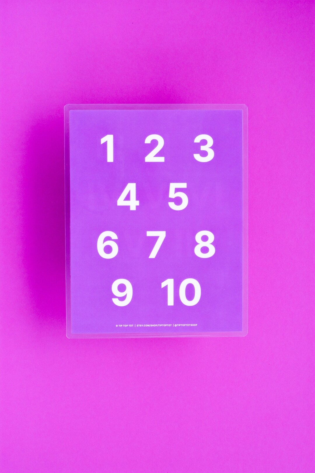 Numbers Play Mat, 123 Toy, Montessori Work Mat, Preschool Math ...