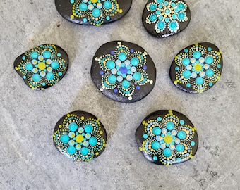Mandala rock | Etsy