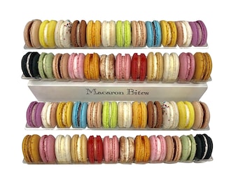 French Macarons Mixed Box of 24 Assorted Flavors - Etsy
