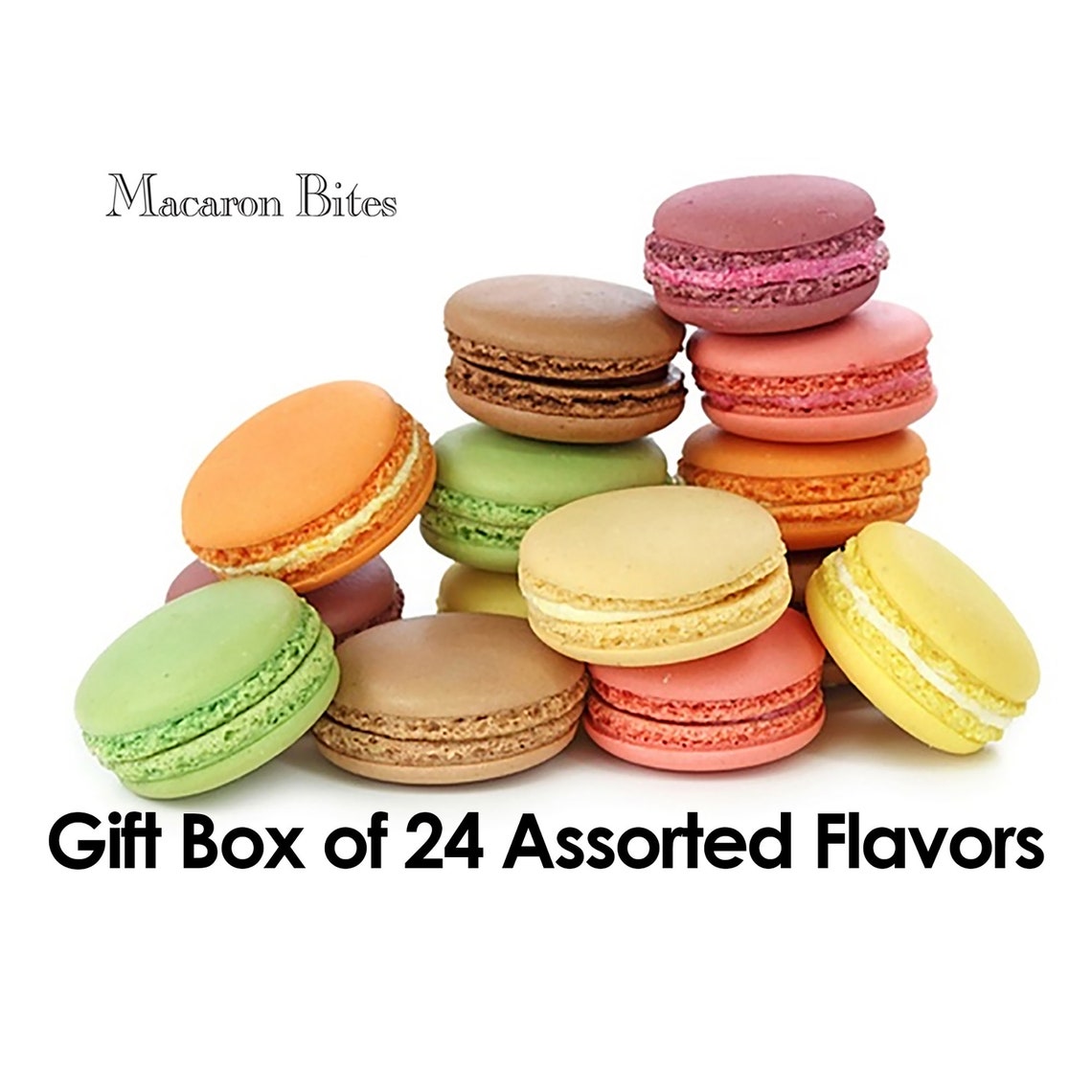 Macarons Mixed Box of 24 - Etsy