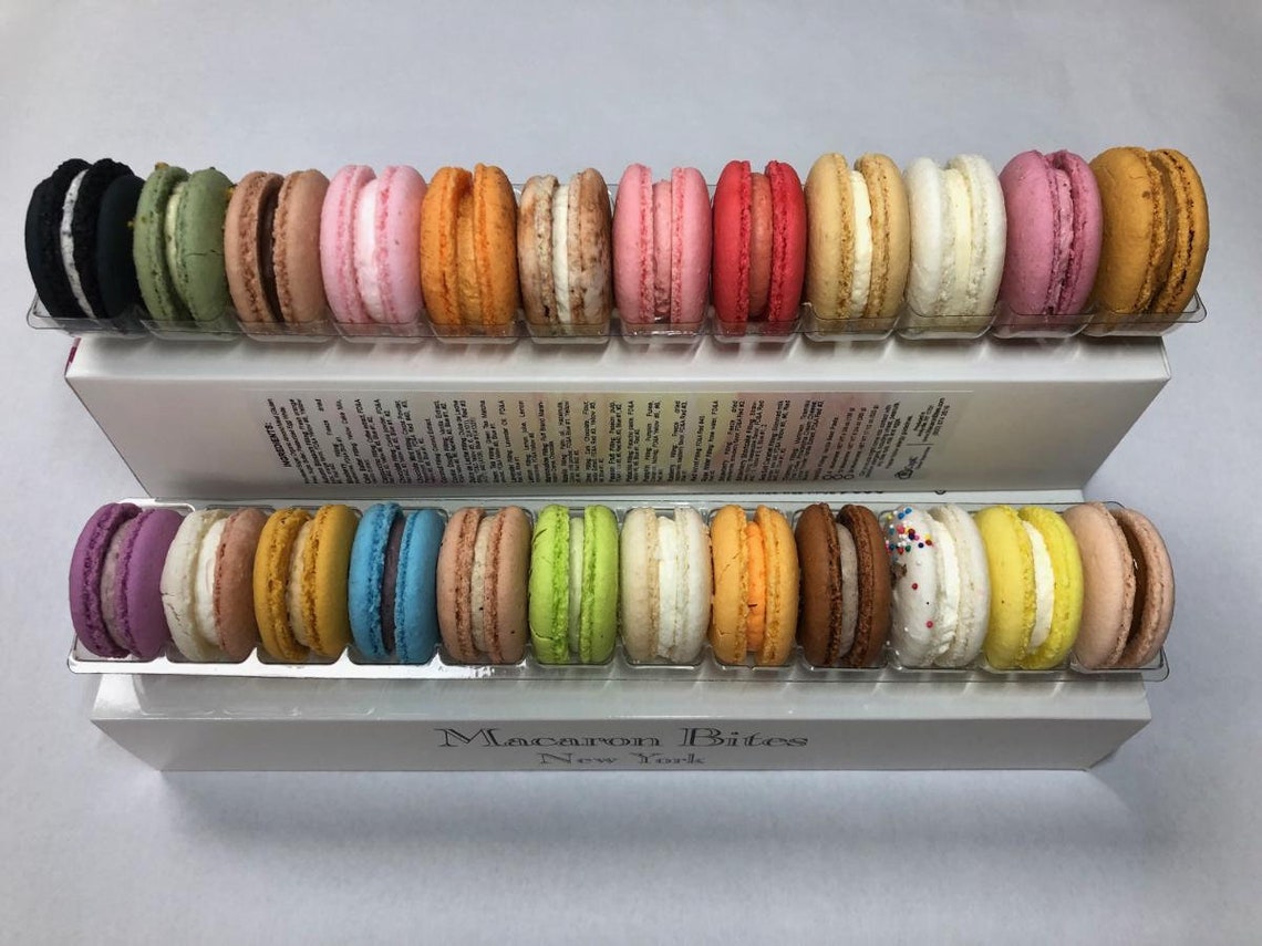 Macarons Mixed Box of 24 - Etsy