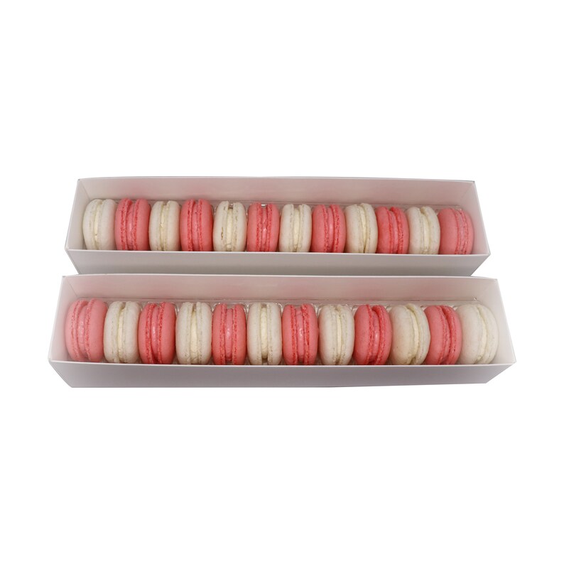 Macaron Party Box Pink and White | Etsy