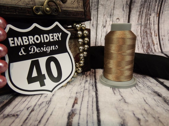 Light TAN EMBROIDERY Thread Glide Polyester 5500 Yards 40 | Etsy