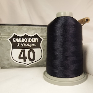 PRESIDENTIAL Blue EMBROIDERY Thread Glide #30533 Polyester 5500 Yards ...