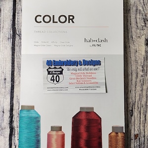 Glide 2024 Thread Color Chart. Includes Glisten, Affinity, Luminary ...