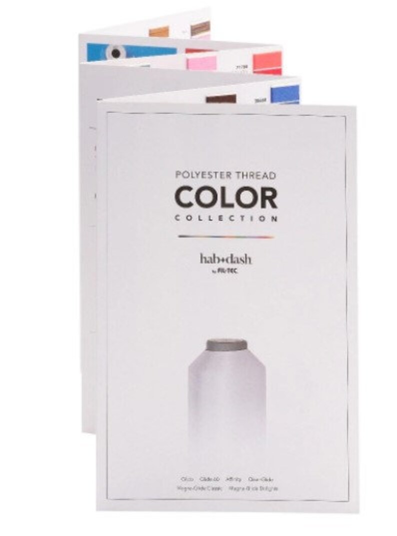 Glide Thread Color Chart. Polyester Trilobal Embroidery Thread - Etsy ...