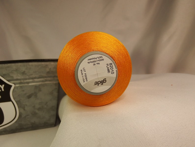 Orange EMBROIDERY Flame Thread Glide 82010 Polyester 5500 - Etsy
