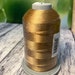 GOLD EMBROIDERY Vegas Gold Thread Glide Polyester 5500 Yards, 40 Wt ...