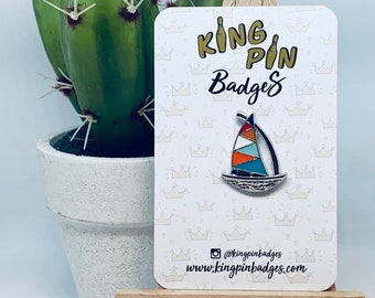 Sailboat Lapel Pin CC141 Sailing Yachting Yacht Sail - Etsy